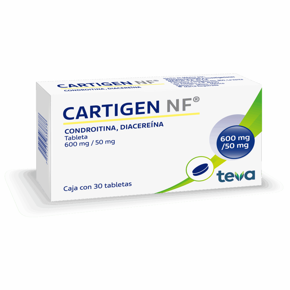 CARTIGEN NF 50 / 600 MG C/30 TABLETAS – Farmapronto