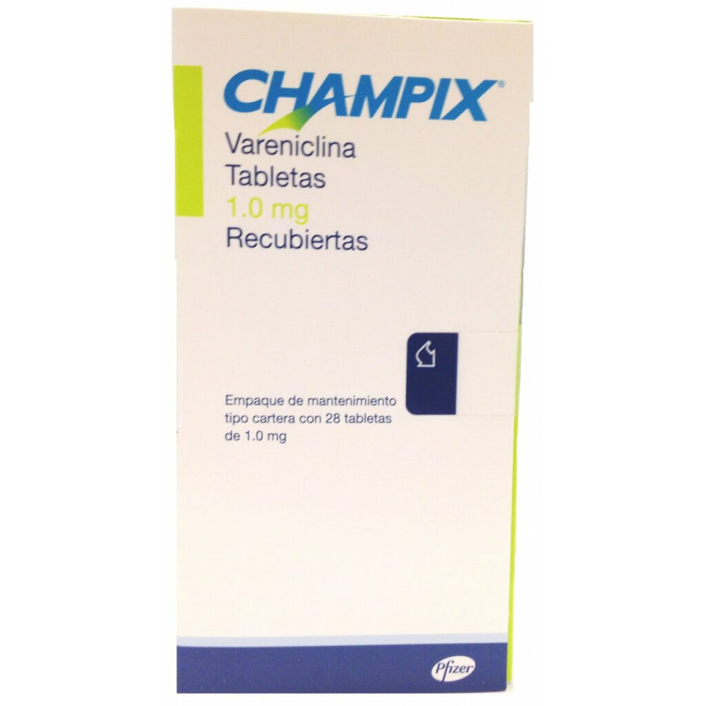 CHAMPIX 1 MG C/28 TABLETAS – Farmapronto