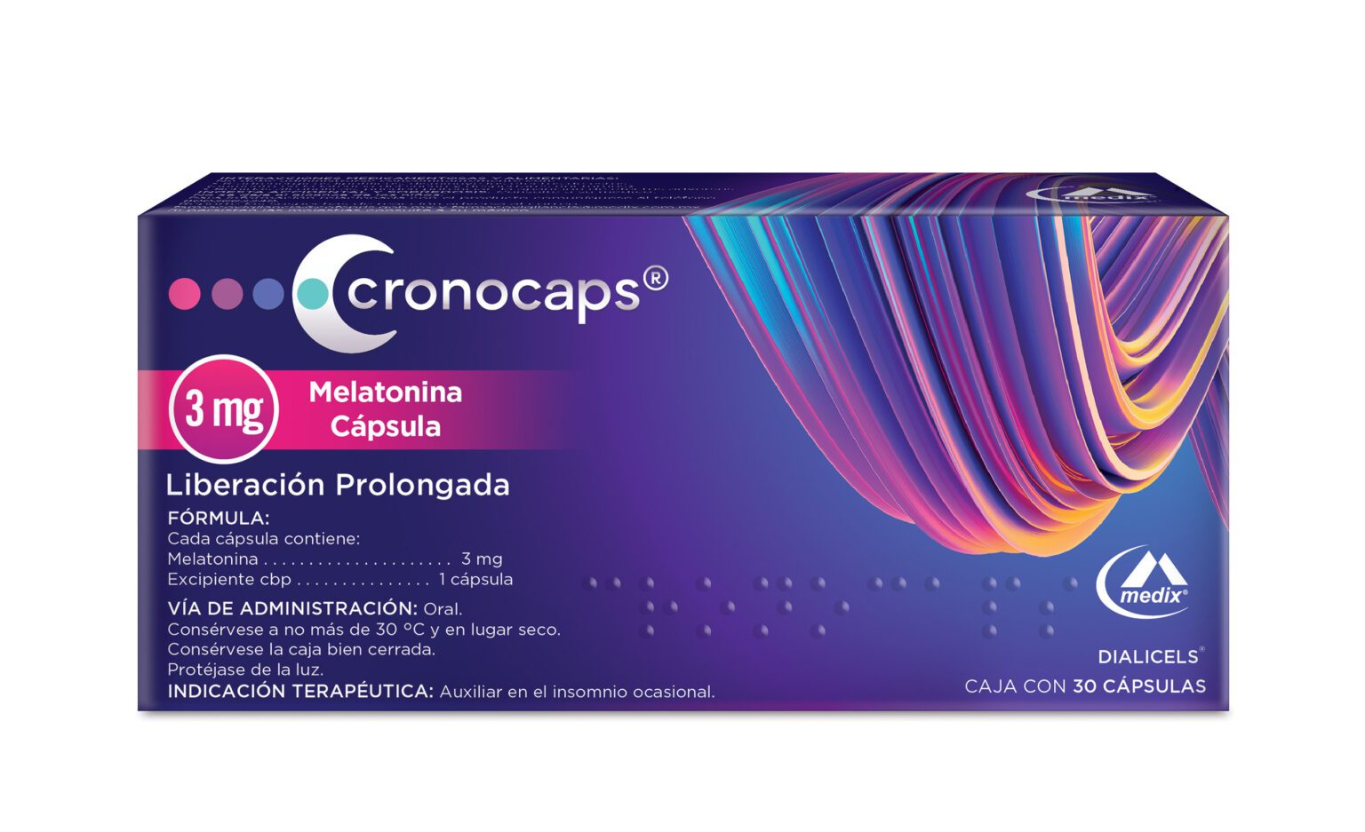 CRONOCAPS 3 MG C/30 CAPSULAS – Farmapronto