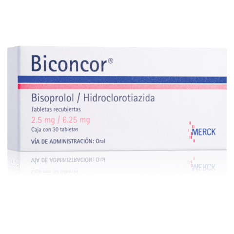 BICONCOR 2.5MG/6.25MG GRAG C/30 – Farmapronto