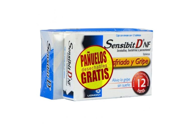 SENSIBIT-D-NF 2.5MG/5MG/500MG TABLETAS C/12 + KLEENEX – Farmapronto