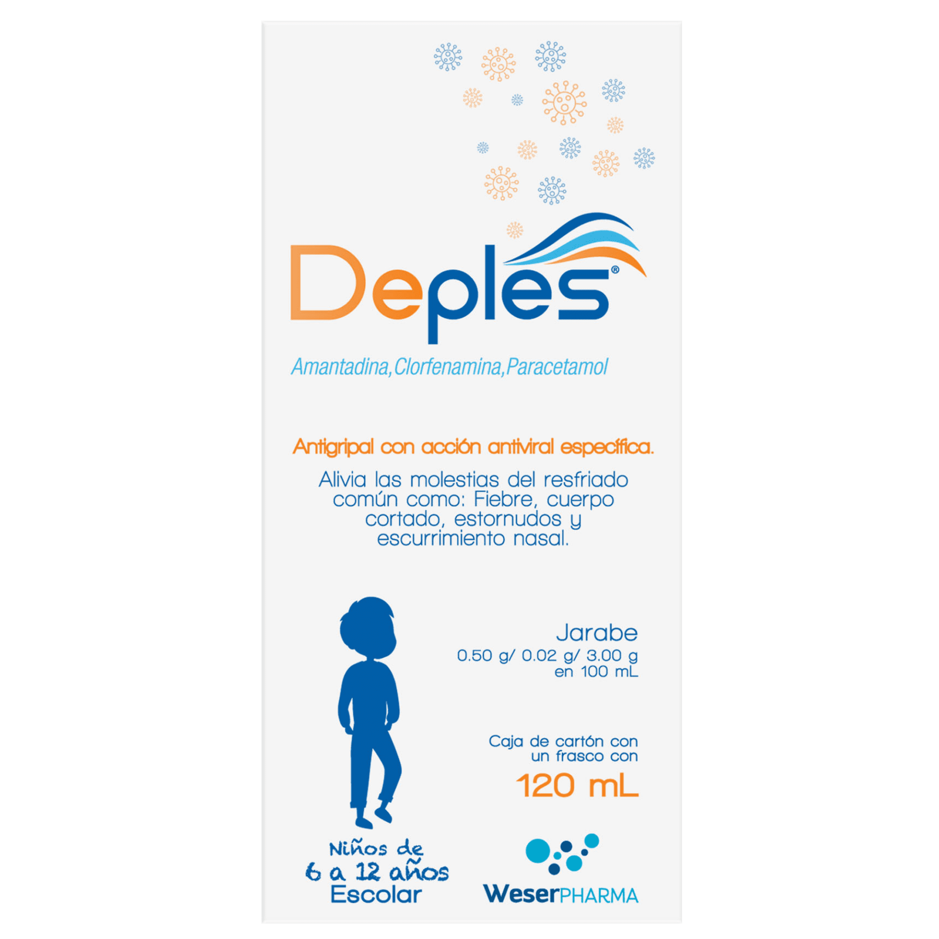 DEPLES .50/.02/3 G C/120 ML JARABE – Farmapronto