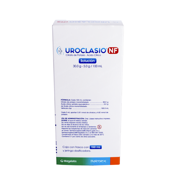 UROCLASIO NF 150 ML SOLUCION – Farmapronto