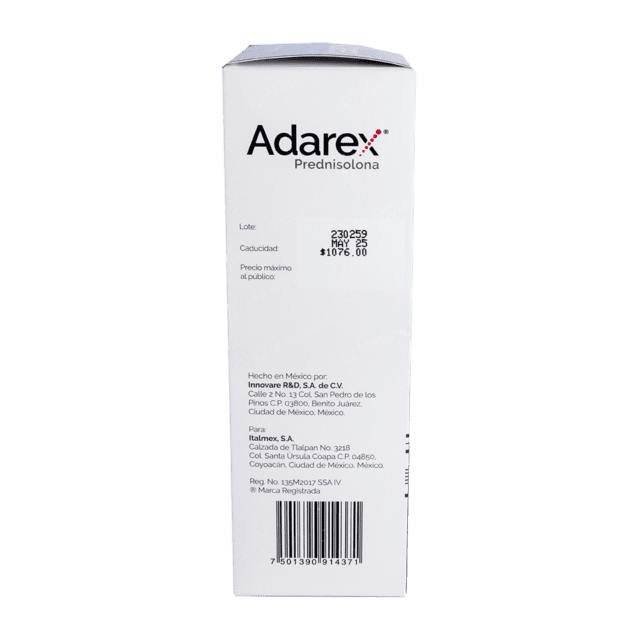 ADAREX 3MG/ML VASO DOSIF 100 ML SOLUCION – Farmapronto