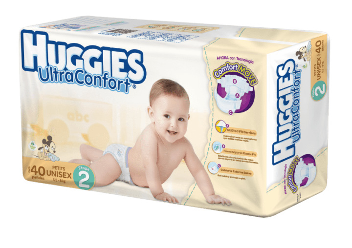 HUGGIES ULTRA CONFORT ETAPA 2 UNISEX C/40 PANALES – Farmapronto