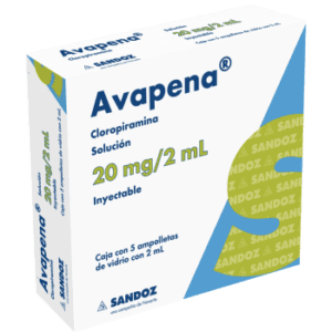 AVAPENA 20MG AMP 5X2ML – Farmapronto