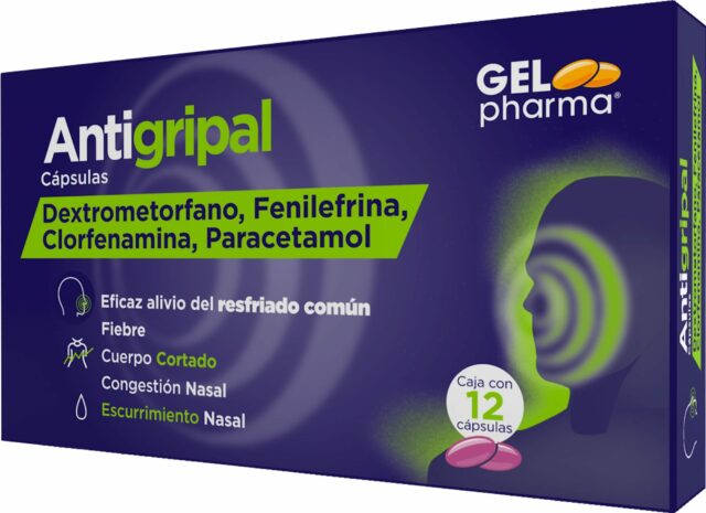 DEXTROMETORFANO/FENILEFRINA/CLORFENAMINA/PARACETAMOL C/12 CAP ...