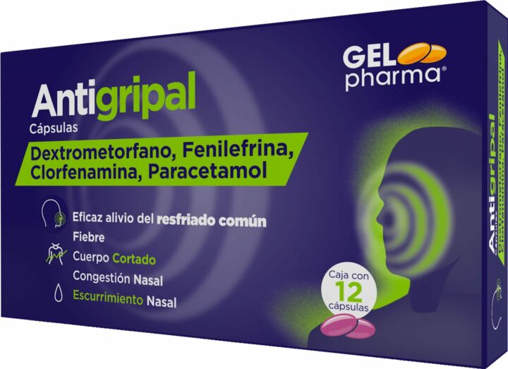 DEXTROMETORFANO/FENILEFRINA/CLORFENAMINA/PARACETAMOL C/12 CAP ...