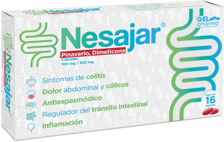 PINAVERIO / DIMETICONA 100/300 MG C/16 CAPSULAS (NESAJAR) – Farmapronto