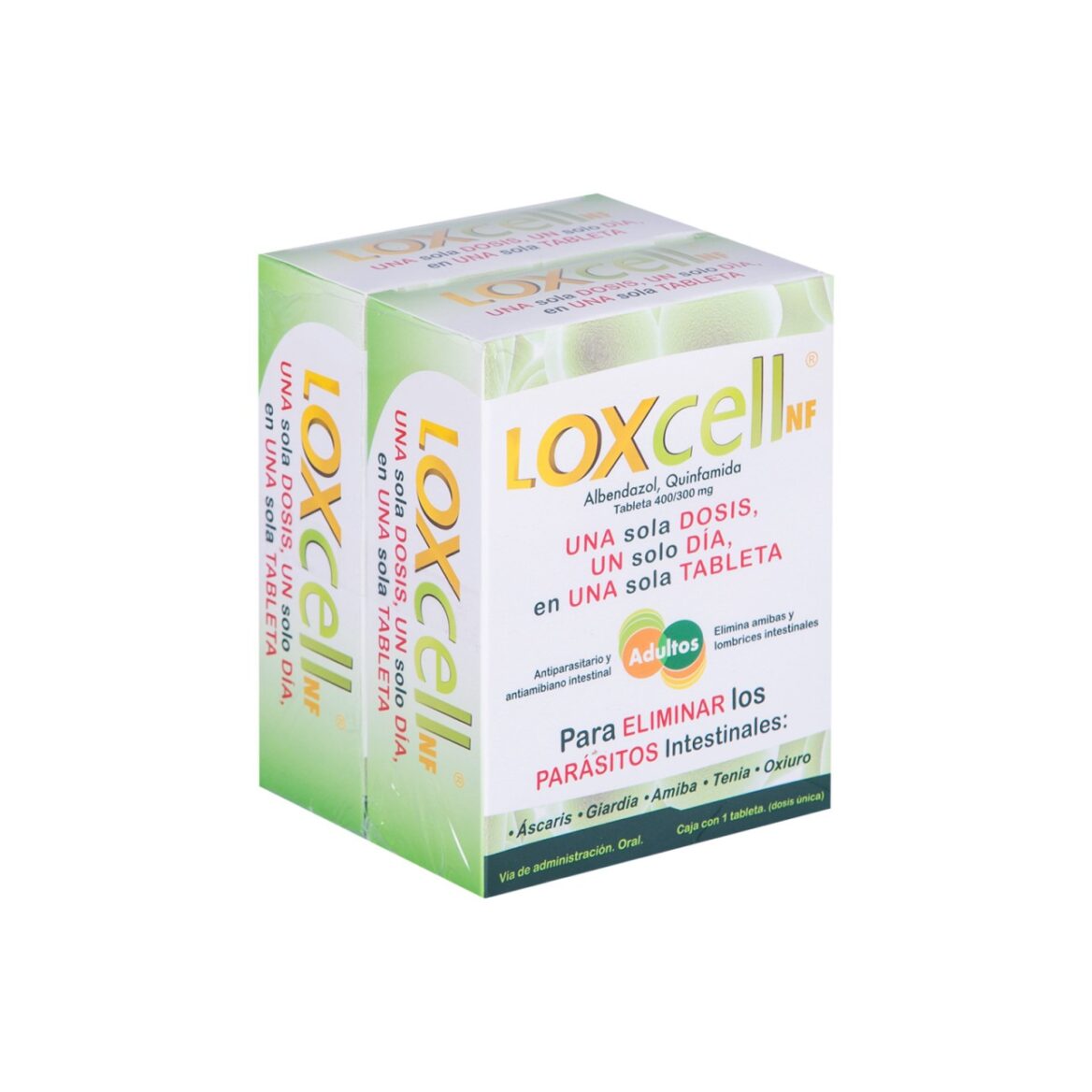LOXCELL NF 400/300 MG 2 PACK C/1 TABLETA – Farmapronto