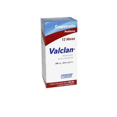 AMOXICILINA / AC CLAVULANICO 200/28.5 MG / 5ML FCO 40 ML (VALCLAN ...