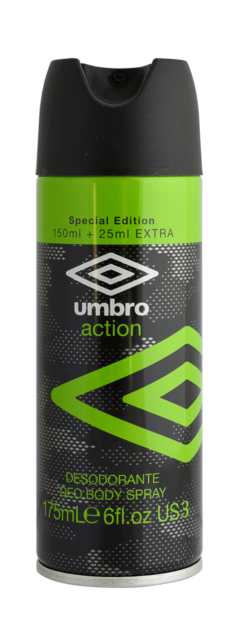 UMBRO ACTION SPECIAL EDITION SPRAY 175 ML DESODORANTE – Farmapronto