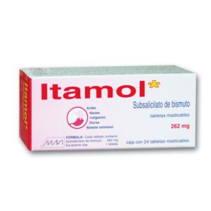 BISMUTO (ITAMOL) C/24 TABLETAS MASTICABLES – Farmapronto