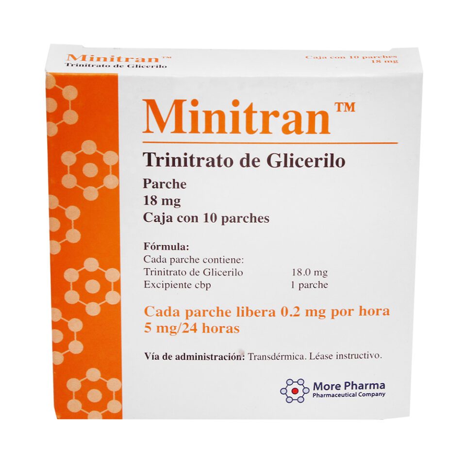 MINITRAN 18MG 5MG/24HR PARCHES C/10 – Farmapronto