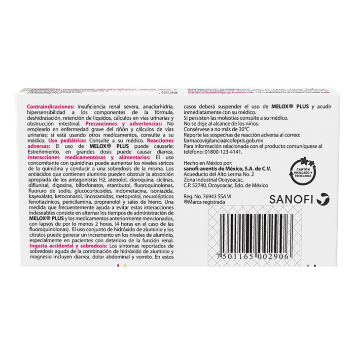 MELOX-PLUS CEREZA C/30 TABLETAS MASTICABLES – Farmapronto
