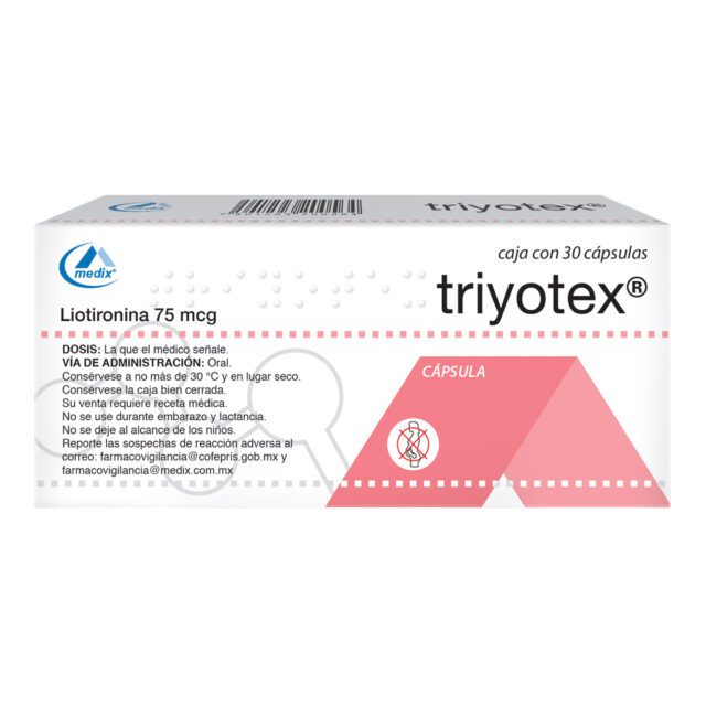 TRIYOTEX 75 MG C/30 CAPSULAS – Farmapronto
