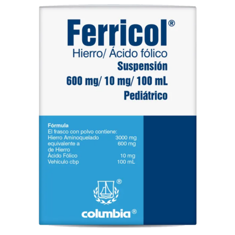 FERRICOL 600/10 MG/100 ML C/45 ML SUSPENSION – Farmapronto